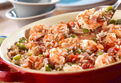 Shrimp Ham Jambalaya
