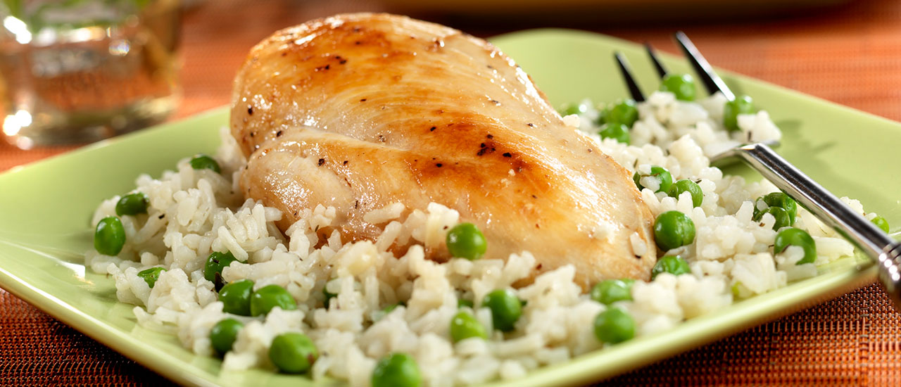 Chicken with Savory Herbed Rice – Tasty Foods