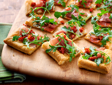 Italian Hero Flatbread - Puff Pastry